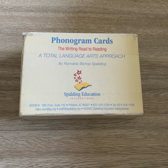 Spalding | Other | Phonogram Cards The Writing Road To Reading Spalding ...